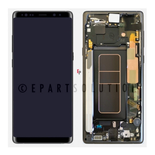 Samsung Galaxy Note 9 LCD Screen Frame Assembly (Black) Aftermarket ...